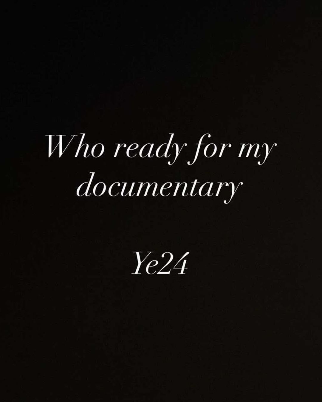 Kanye West 最新個人紀錄片《Ye24》即將發布