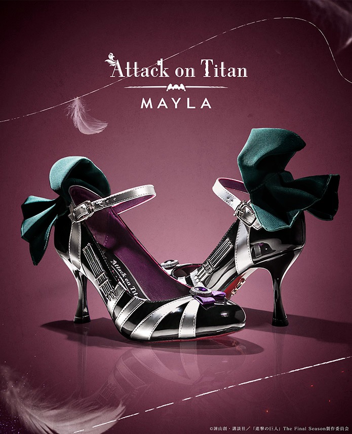 MAYLA x《進擊的巨人》推出「兵長里維 & 漢吉」聯名高跟鞋