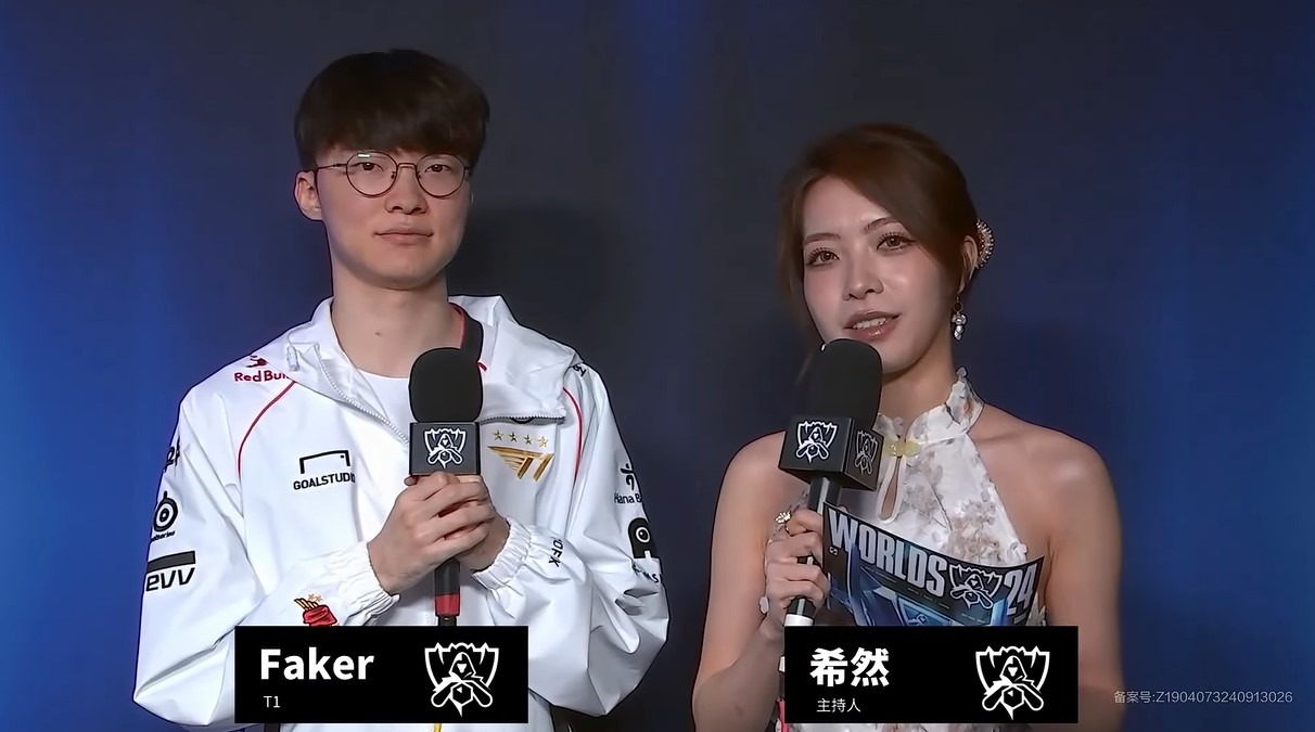 神的欽點不容質疑！ Faker 公開心目中《英雄聯盟》 GOAT 人選