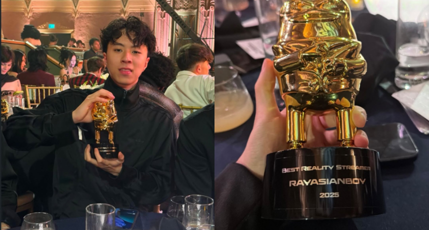 名留青史！Ray 獲頒「最佳實境直播主」成台灣第一人