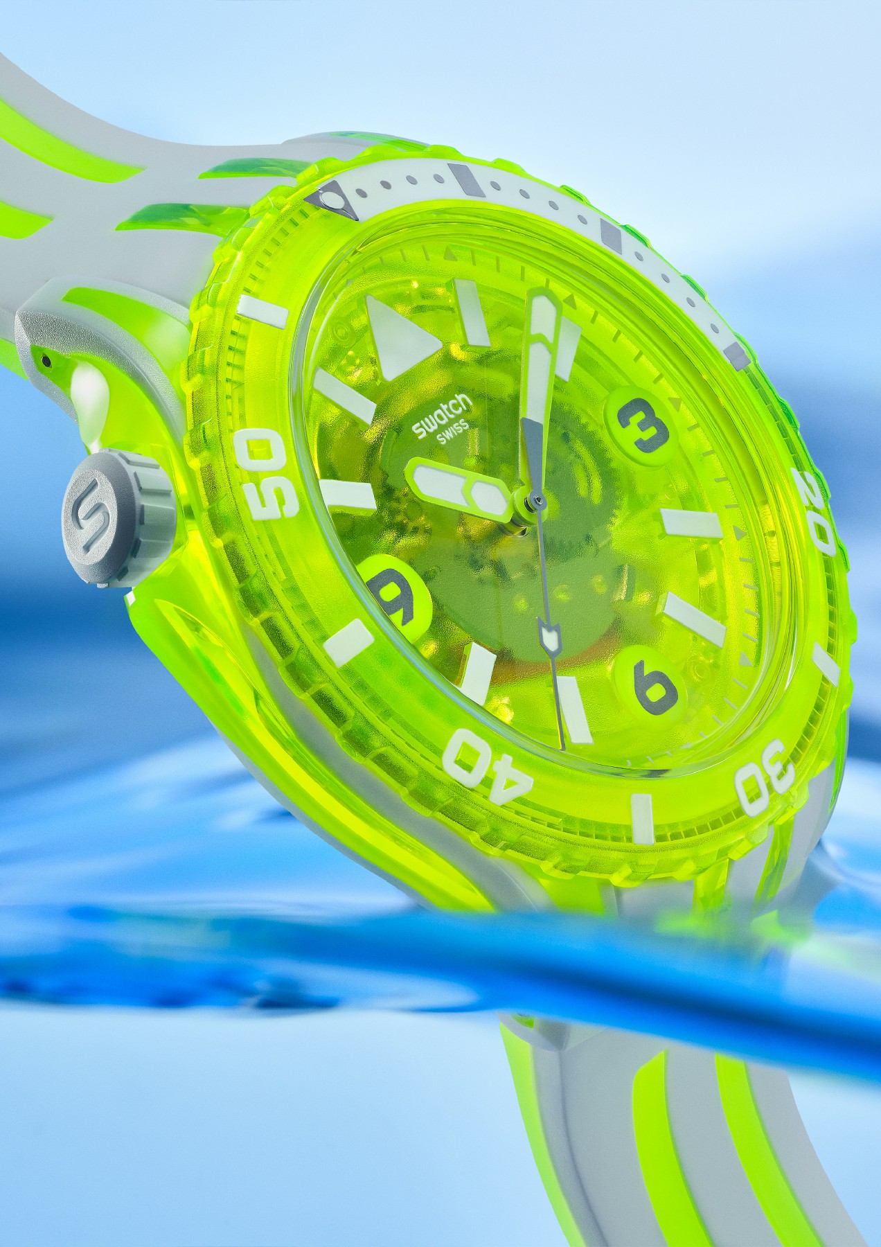 SWATCH 全新 SCUBAQUA 系列登場 ，攜手拍貼機品牌打造限時海底幻