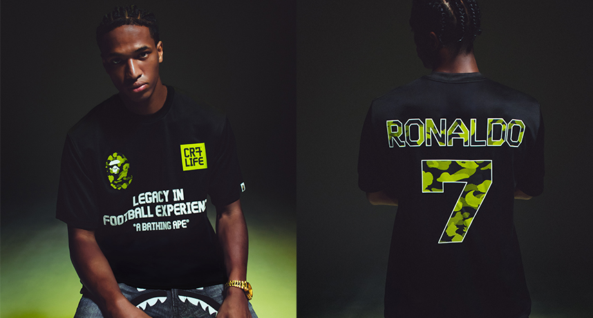 致敬C羅傳奇榮耀！BAPE® 攜手 CR7® LIFE 打造全新聯名系列