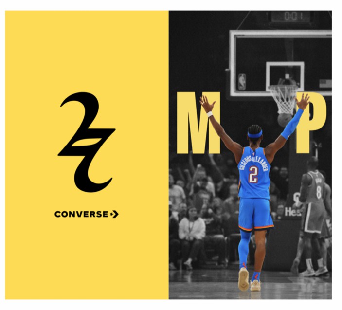 SGA 榮登 NBA 例行賽 MVP！Converse 簽名鞋款宣布於9月正式抵台