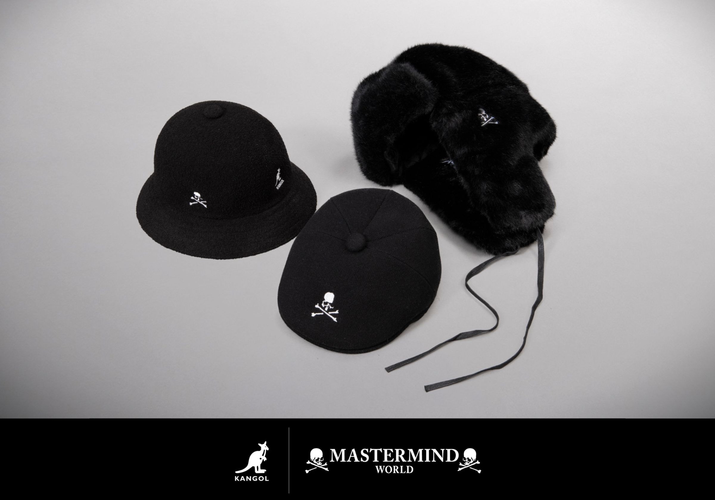 英倫經典帽攜手日系暗黑王者！Kangol x Mastermind 限量聯名系列