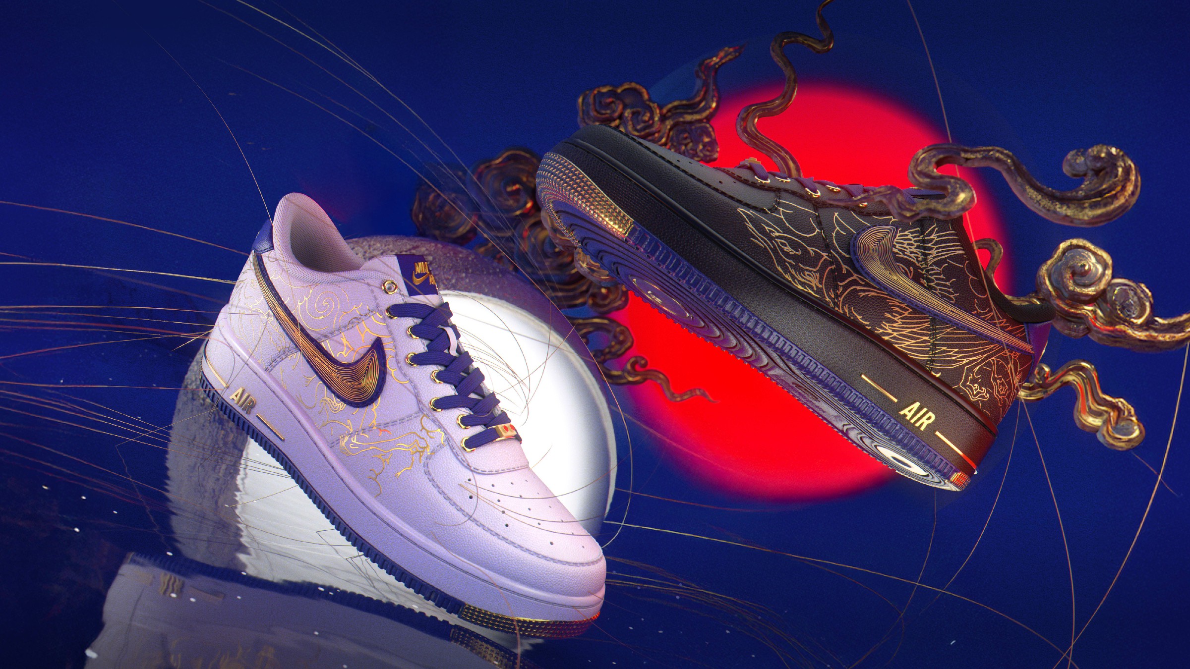台灣黃金品牌 kim-a: 純金 Nike Air Force 1 回台巡展！