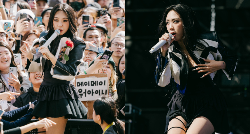 2023火球祭強勢回歸！韓國女Rapper李泳知嗨唱〈Smoke〉炸翻全場