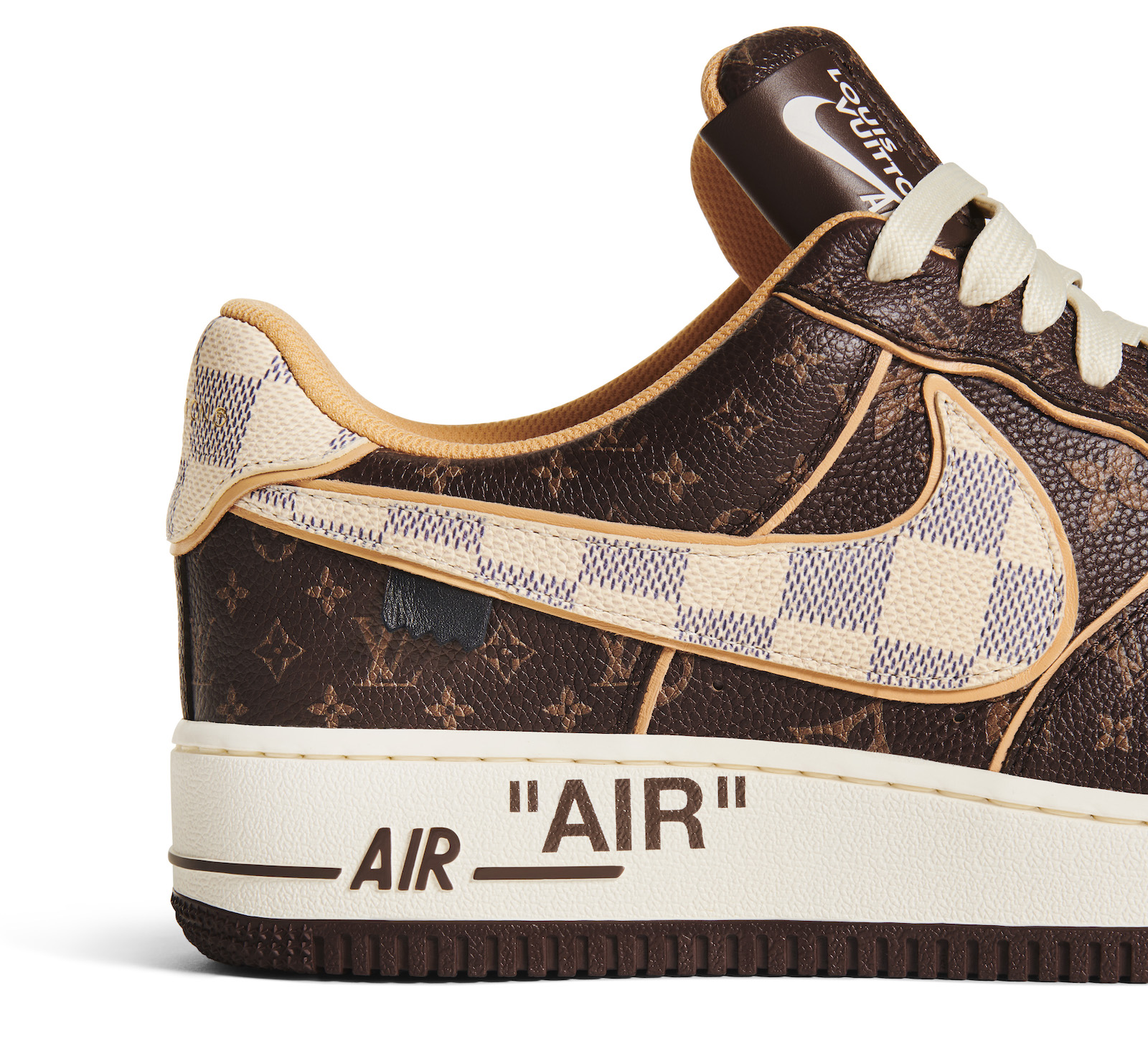 頂級奢華聯名！LV x Nike Air Force 聯名鞋履