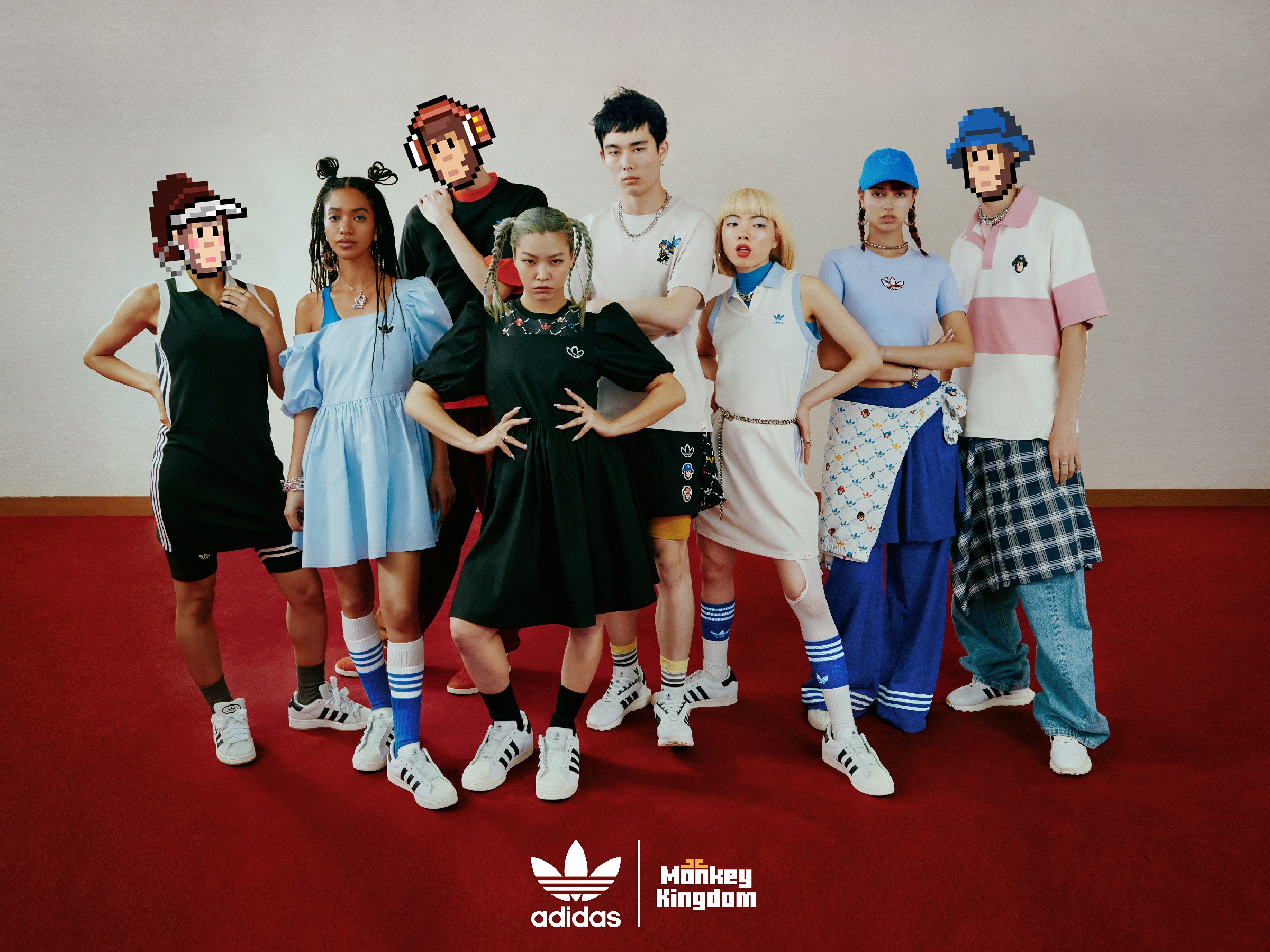 adidas Originals 攜手Monkey Kingdom 推出全新像素合作系列！